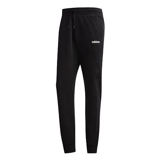 Adidas Neo Logo Cozy Casual Bundle Feet Sports Pants - Black
