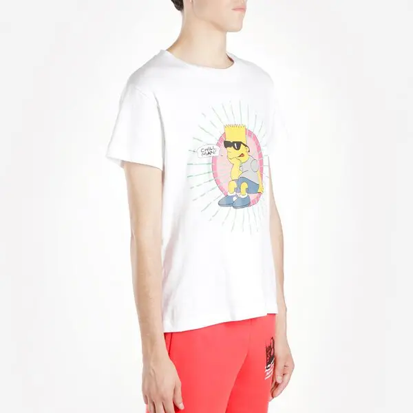 Off-White Bart Glasses Short Sleeve Tee - White