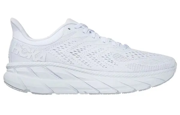 Hoka One One Clifton 7 Lace-up Sneakers - White
