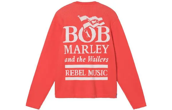 StÜssy Bob Marley Graphic Knit Sweater