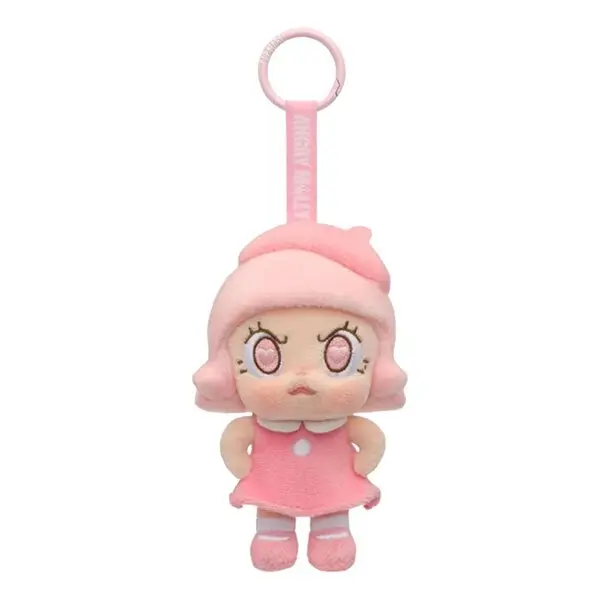 POP MART Angry Molly Plush Pendant Love Fire - Multi-color