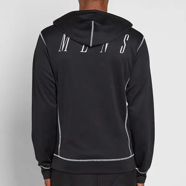 Off-White Appliqué Hooded Sweatshirt