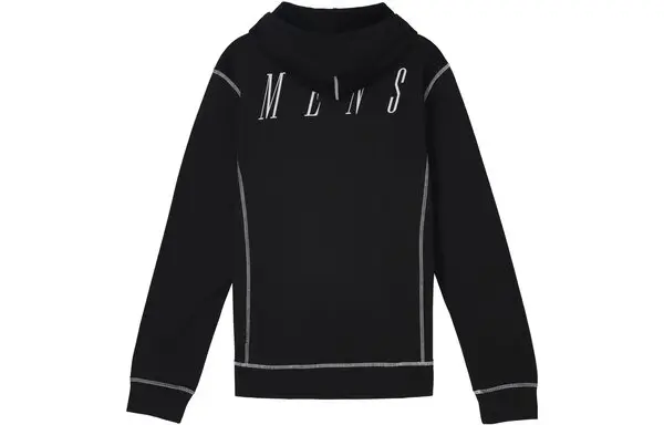 Off-White Appliqué Hooded Sweatshirt