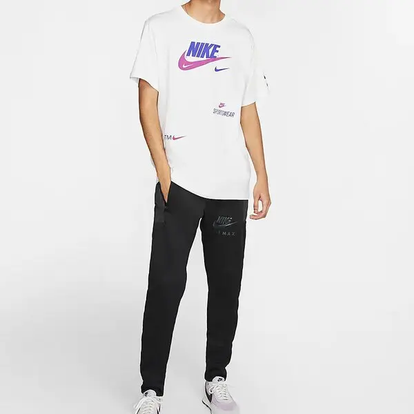 Nike Alphabet Sports Short Sleeve T-shirt - White