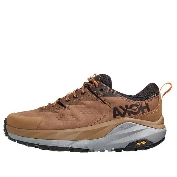 Hoka One One Kaha Low Gore-tex Waterproof Athletic Shoes - Brown