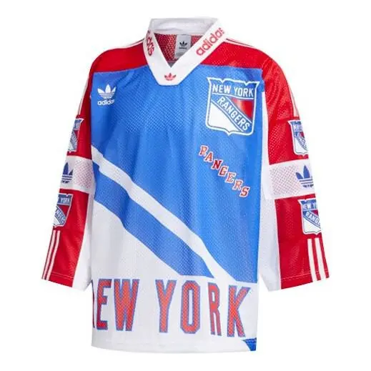 Adidas New York Rangers Long-sleeve Jersey - Blue