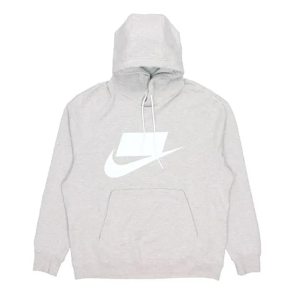 Nike French Terry Pullover Hoodie - Grey