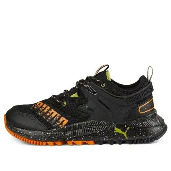 PUMA Pacer Future Athletic Sneakers - Black/black/orange Brick