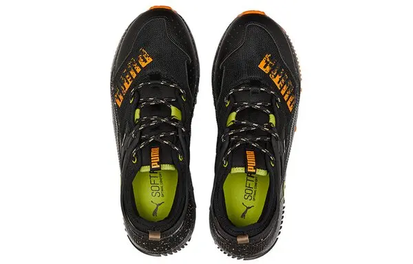 PUMA Pacer Future Athletic Sneakers - Black/black/orange Brick
