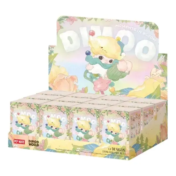POP MART Dimoo Moments In Bloom Series Blind Box Case - Multi-color