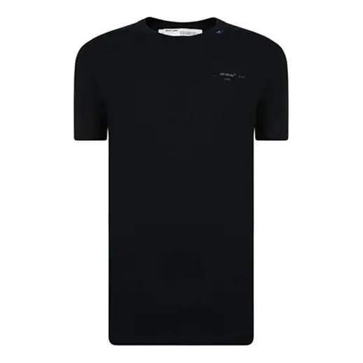 Off-White Backbone Design X Short Sleeve Loose Fit - Black