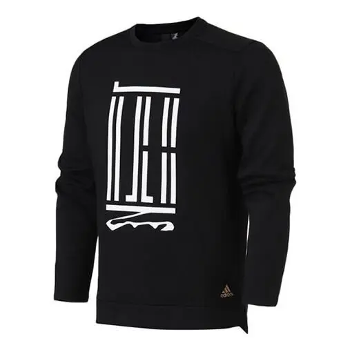 Adidas Graphic Crewneck Pullover - Black