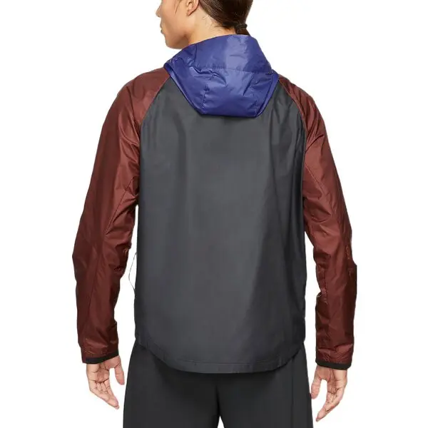 Nike Logo Reflective Colorblock Hooded Jacket - Default Color