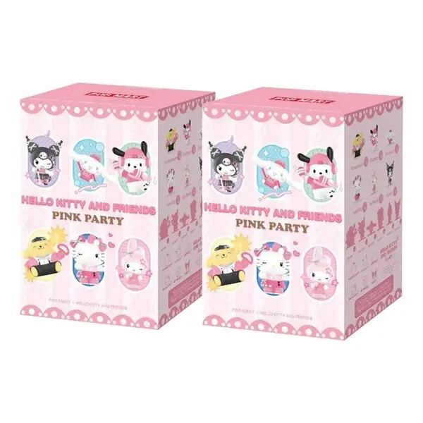 POP MART Hello Kitty And Friends Pink Party Series Figures Sealed Case - Multi-color