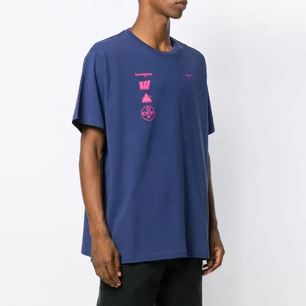 Off-White Mariana Painting Applique Short-sleeve Tee