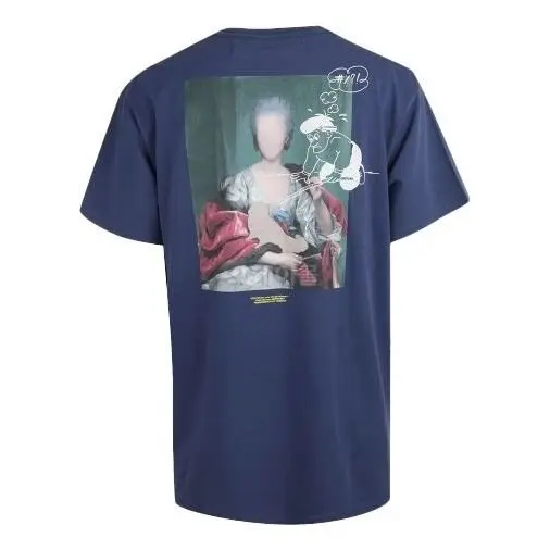 Off-White Mariana Painting Applique Short-sleeve Tee - Default Color
