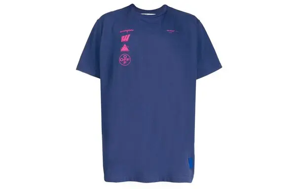 Off-White Mariana Painting Applique Short-sleeve Tee - Default Color