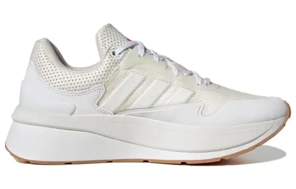 Adidas Znchill " Bright Red Gum" Sneakers - White