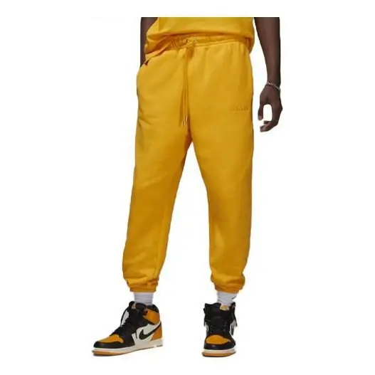JORDAN X Wordmark Fleece Joggers - Yellow