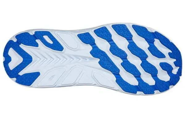 Hoka One One Clifton 8 Athletic Sneakers - White/blue