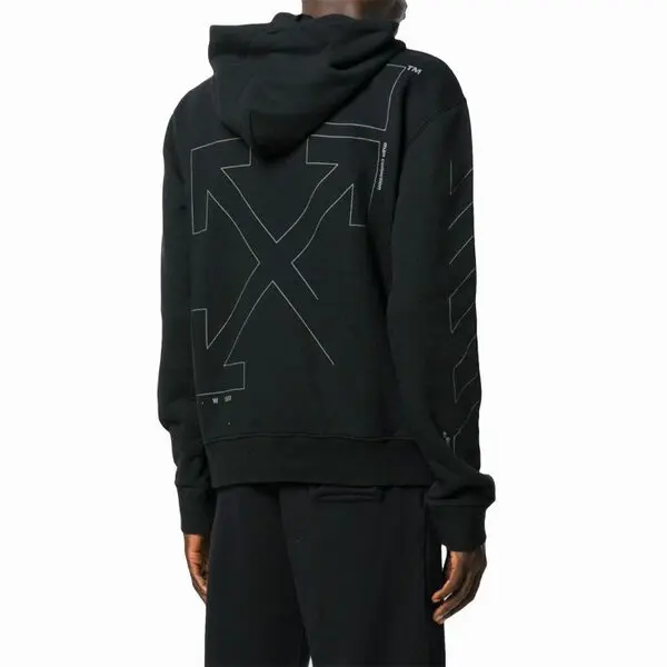 Off-White Back Logo Printed Hoodie