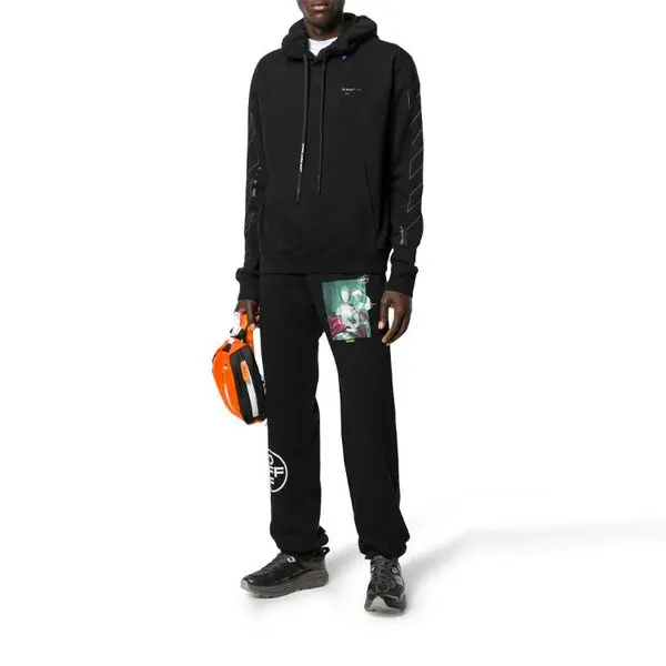 Off-White Back Logo Printed Hoodie