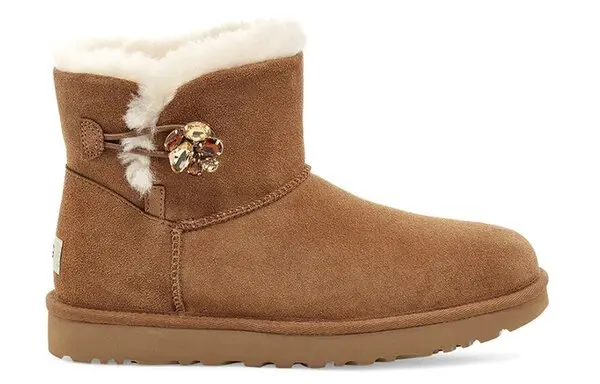 UGG Mini Bailey Button Gem Boots