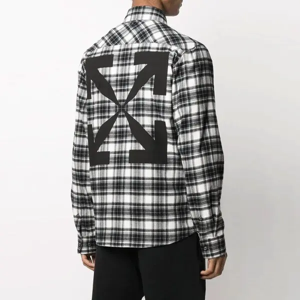 Off-White Ss21 Plaid Long Sleeves Shirt