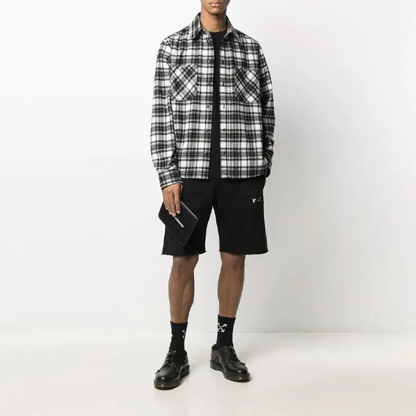 Off-White Ss21 Plaid Long Sleeves Shirt