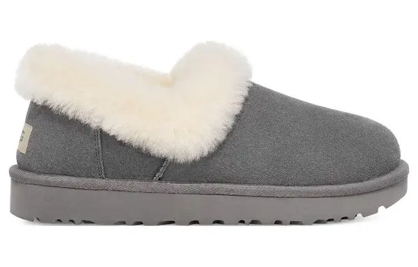 UGG Slip On Slipper With Fur Trim