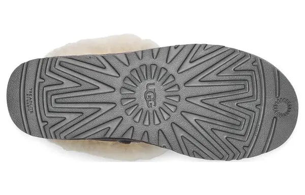 UGG Slip On Slipper With Fur Trim