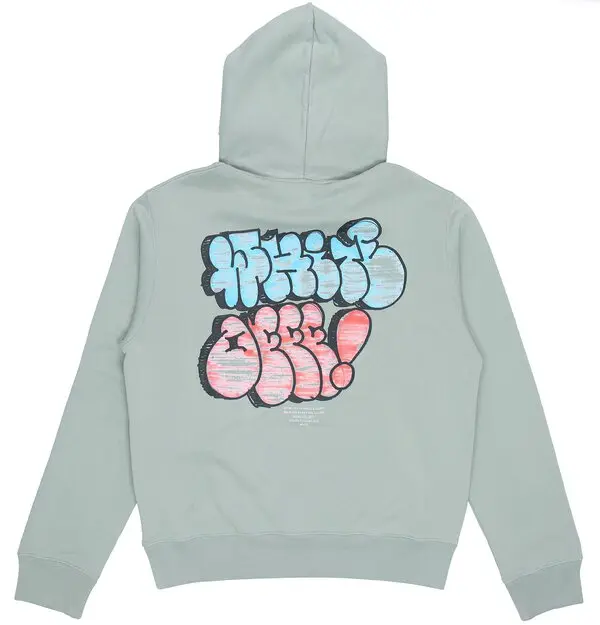 Off-White Ss21 Graffiti Logo Hoodie