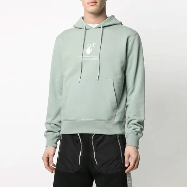 Off-White Ss21 Graffiti Logo Hoodie