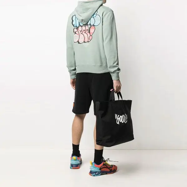 Off-White Ss21 Graffiti Logo Hoodie