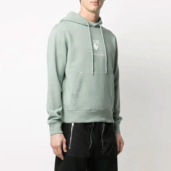 Off-White Ss21 Graffiti Logo Hoodie