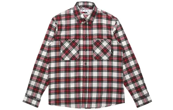 Off-White Ss21 Plaid Back Arrow Shirt