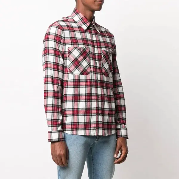 Off-White Ss21 Plaid Back Arrow Shirt