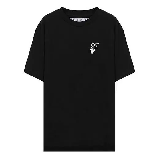 Off-White Comfort Loose Crewneck Short Sleeve Graphic T-shirt - Default Color