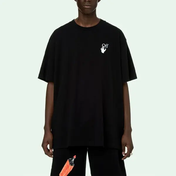 Off-White Comfort Loose Crewneck Short Sleeve Graphic T-shirt