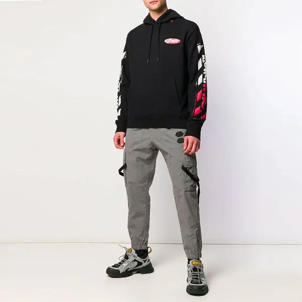 Off-White Printed Logo Hoodie