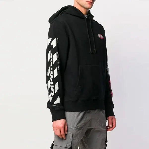 Off-White Printed Logo Hoodie