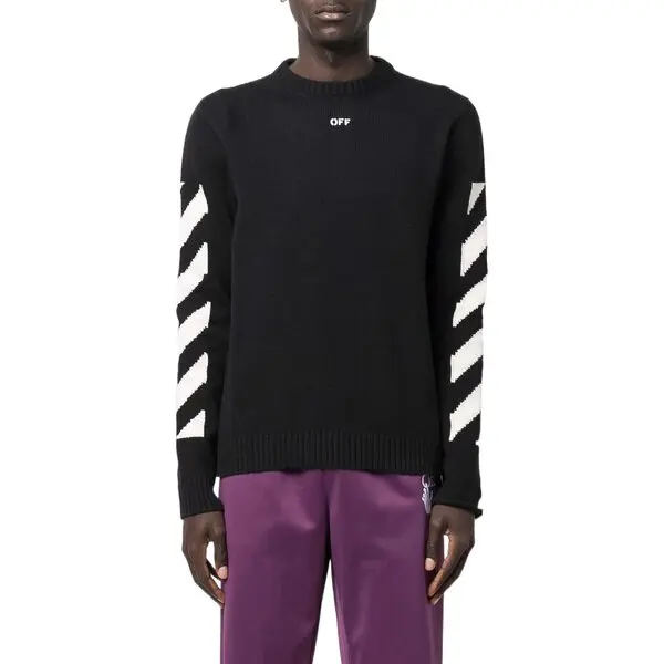 Off-White Fw22 Diag Logo Wool Pullover