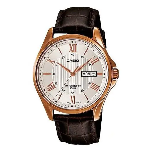 Casio Limited Edition Waterproof Analog Watch - Brown