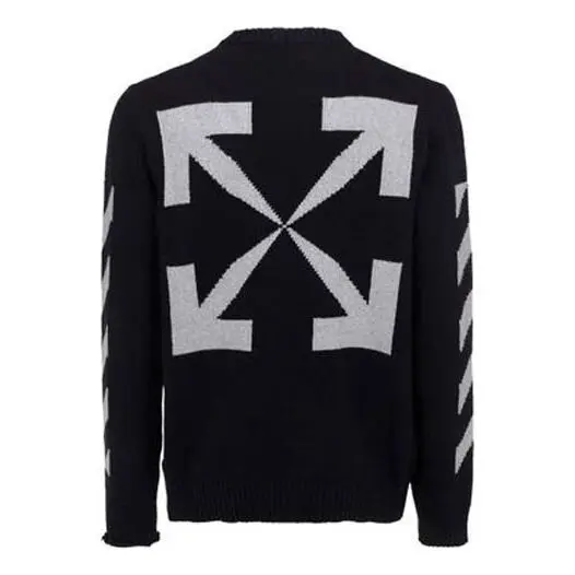 Off-White Logo Knit Sweater - Black
