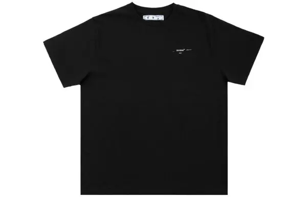 Off-White Painting Arrows Cotton Short Sleeve Tee
