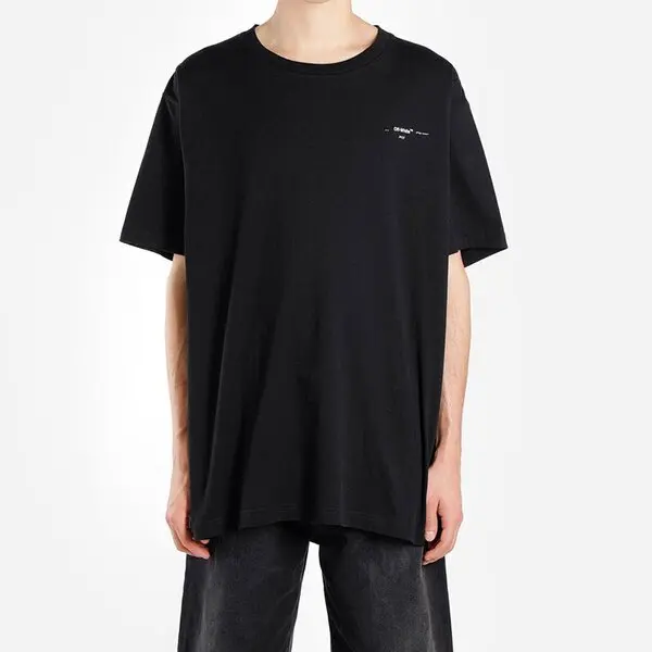 Off-White Painting Arrows Cotton Short Sleeve Tee