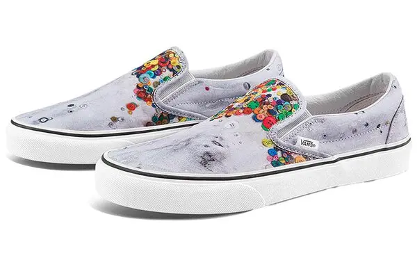 VANS Moca X Classic Slip-on 'brenna Youngblood' Sneakers - Gray