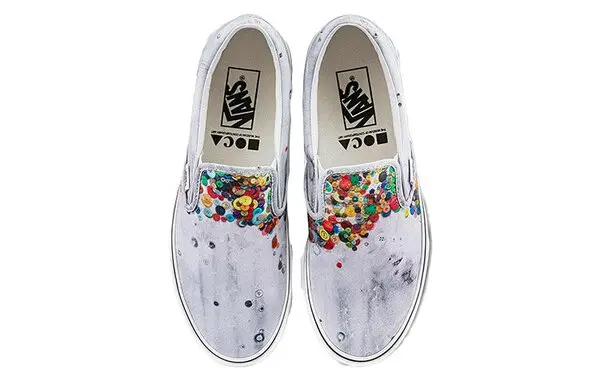 VANS Moca X Classic Slip-on 'brenna Youngblood' Sneakers - Gray