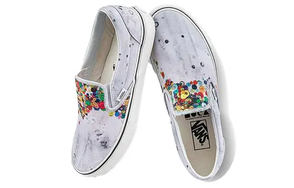 VANS Moca X Classic Slip-on 'brenna Youngblood' Sneakers - Gray