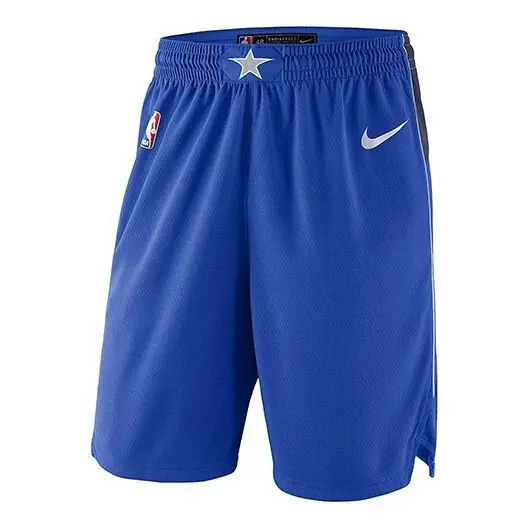 Nike Lone Ranger Team Logo Basketball Sports Shorts - Blue